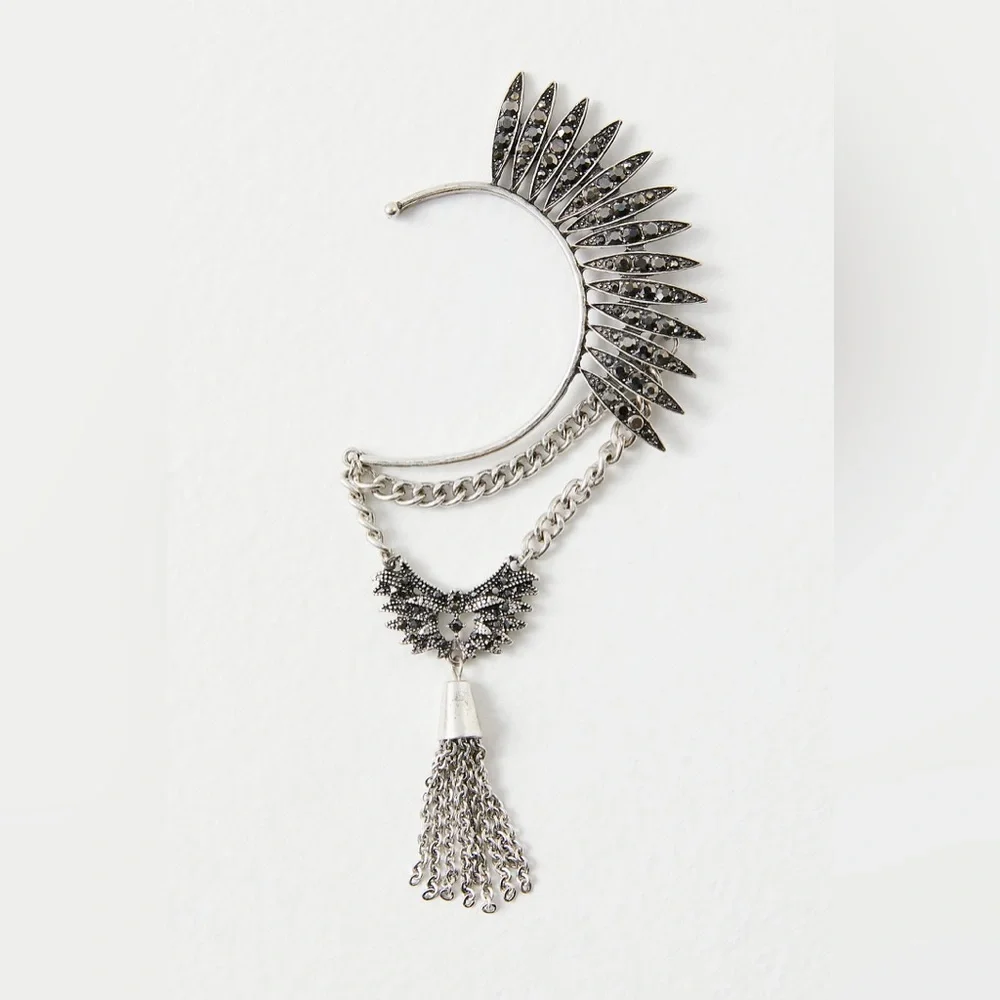 Free People | Jewelry | Free People Birds Of A Feather Cocktail Earring ...
